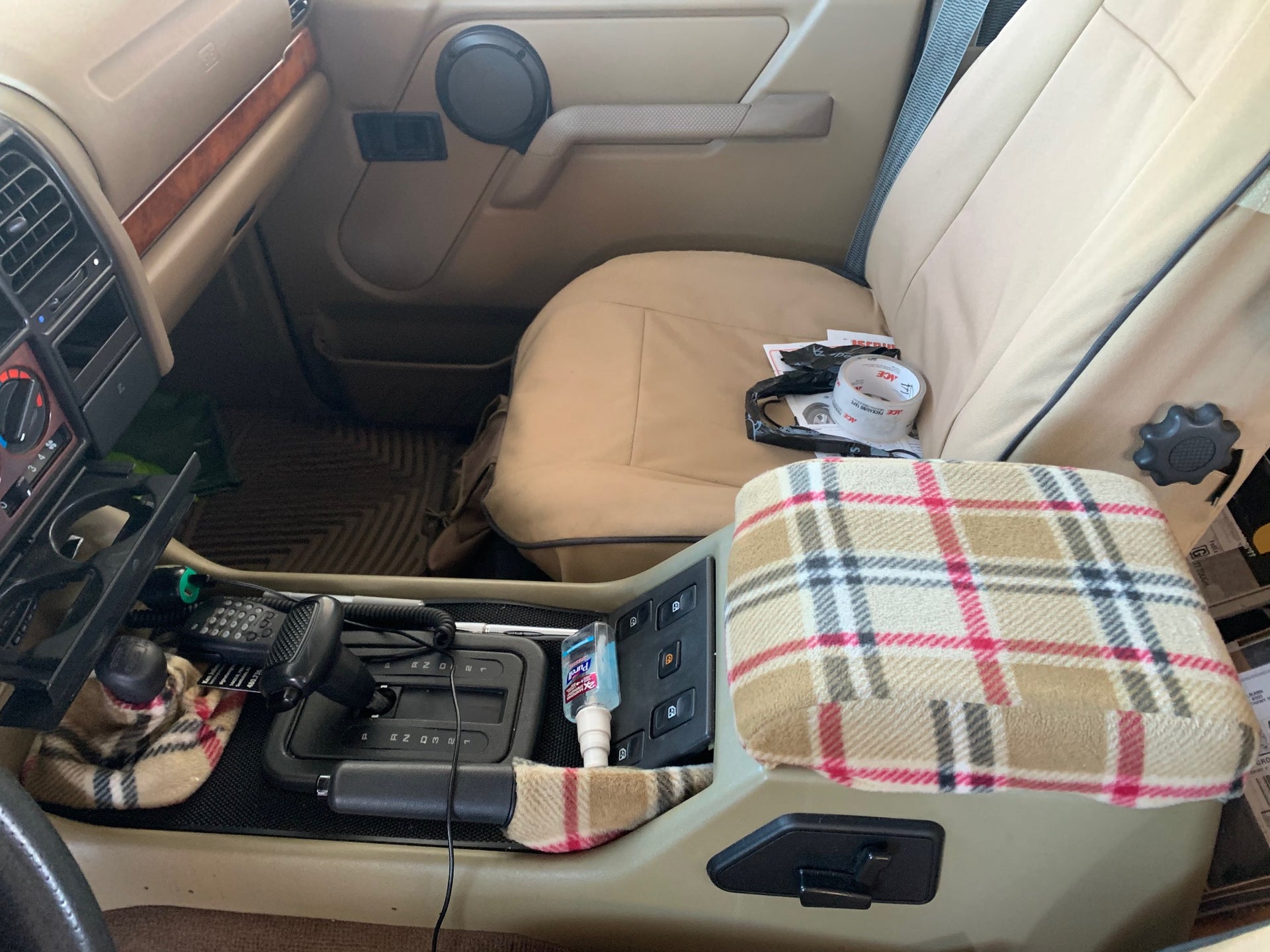 Center Console Cover for Discovery 1/2, LR3/4, L322, Range Rover Class ...